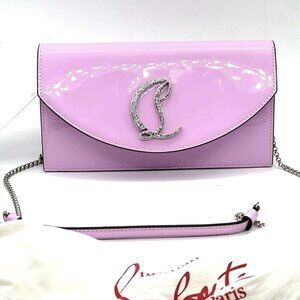 Christian Louboutin | Bags | Christian Louboutin Loubi54 Strass Crystal ...